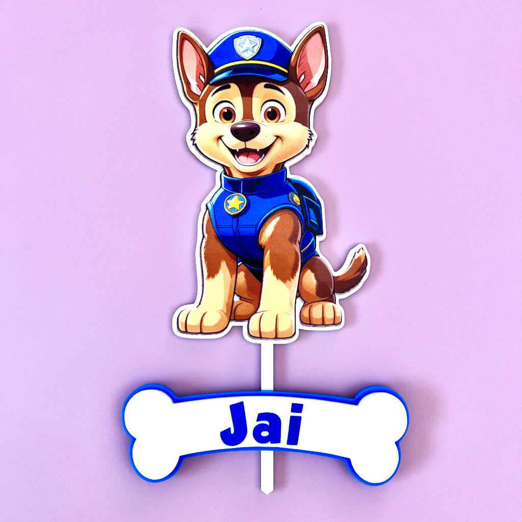 Custom Birthday Cake Topper + Fropper - Paw Patrol | Cakers Paradise ...