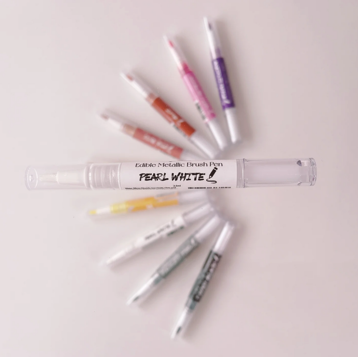 More Edible Pen Brush - Metallic White Pearl | Cakers Paradise – Cakers ...