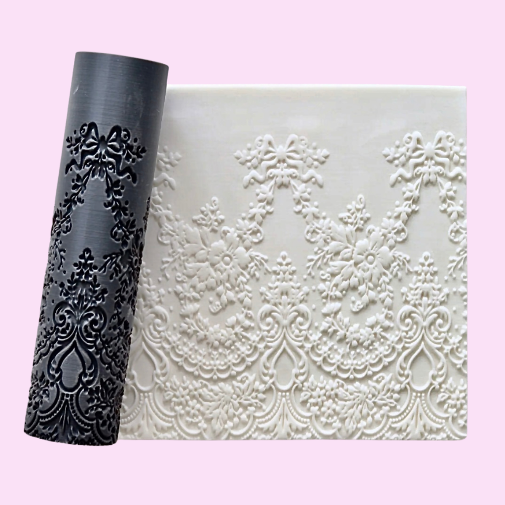 Prop Options Ekat's Texture Rolling Pin - Fleur D'Amour | Cakers ...