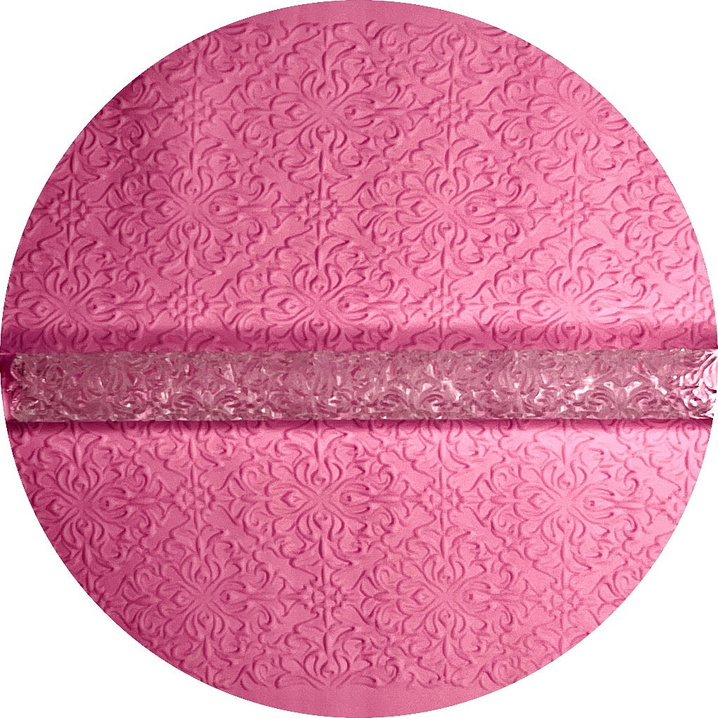 Acrylic Embossed Rolling Pin - Damask | Cakers Paradise – Cakers Paradise