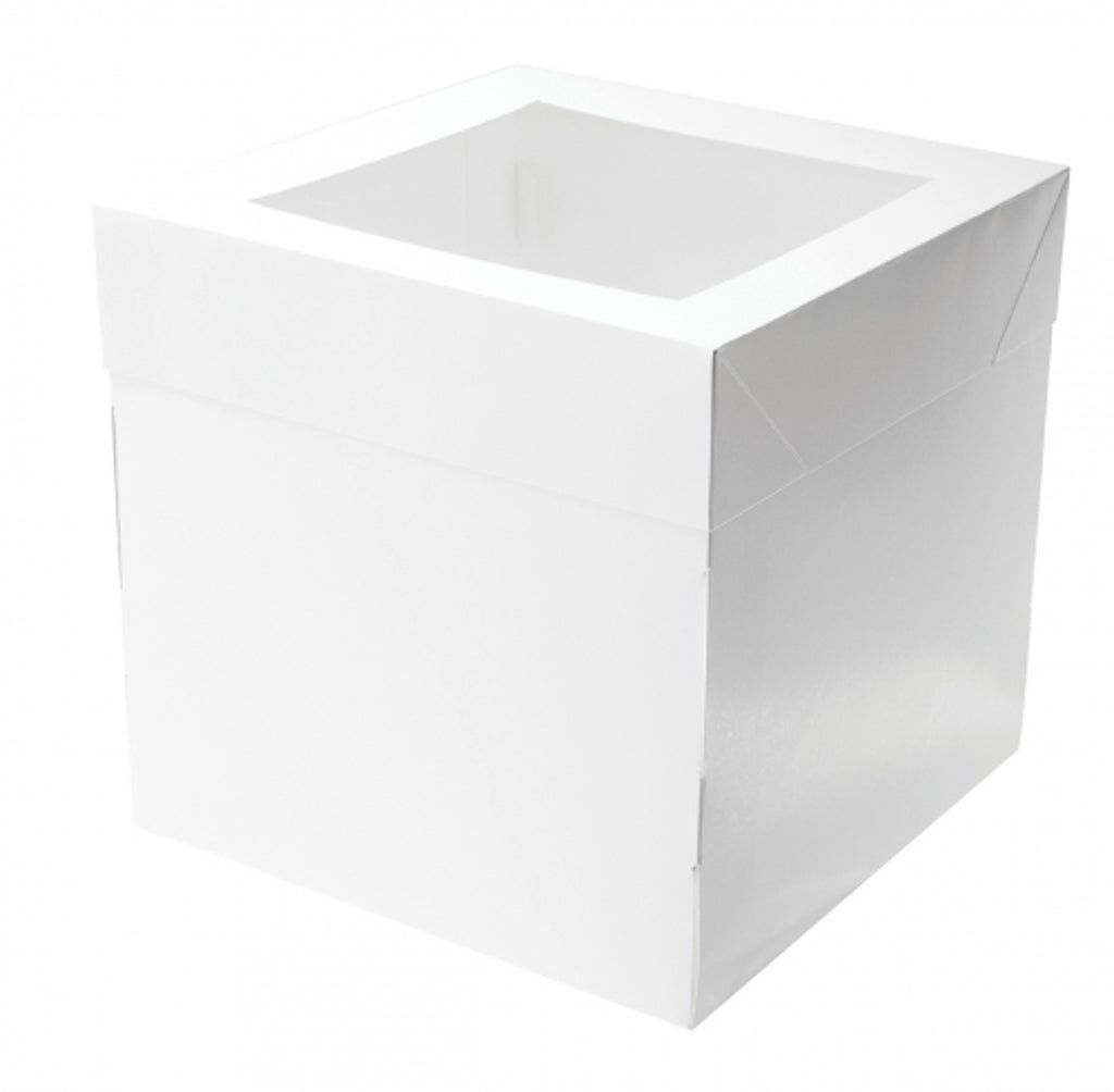 Loyal Tall Cake Box with Window - 8" x 8" x 10" Bulk | Cakers Paradise ...