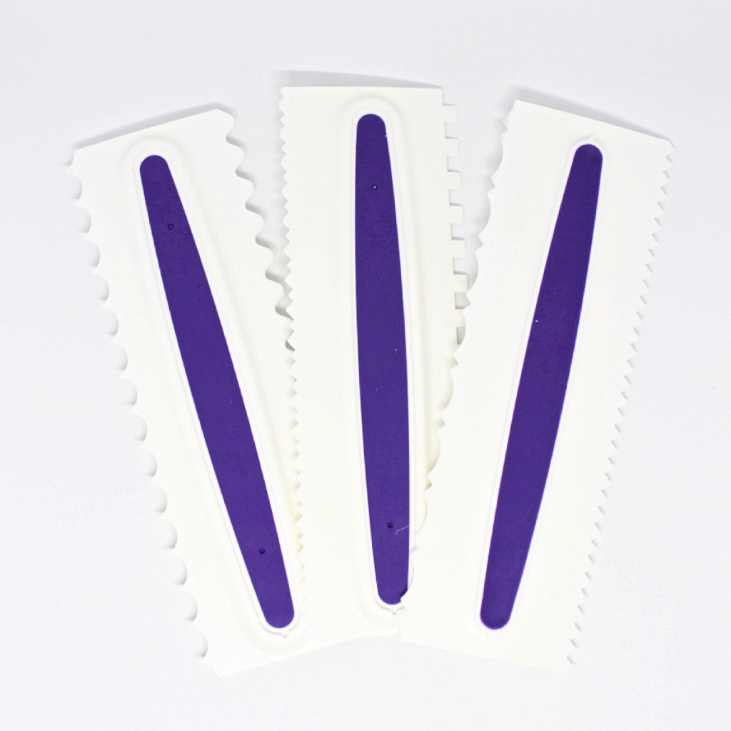 3 Piece Decorating Scraper Set for Cake Decorating | Cakers Paradise ...