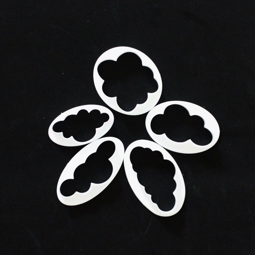 5pcs Clouds Cookie Cutter Set for Cake Decorating | Cakers Paradise ...