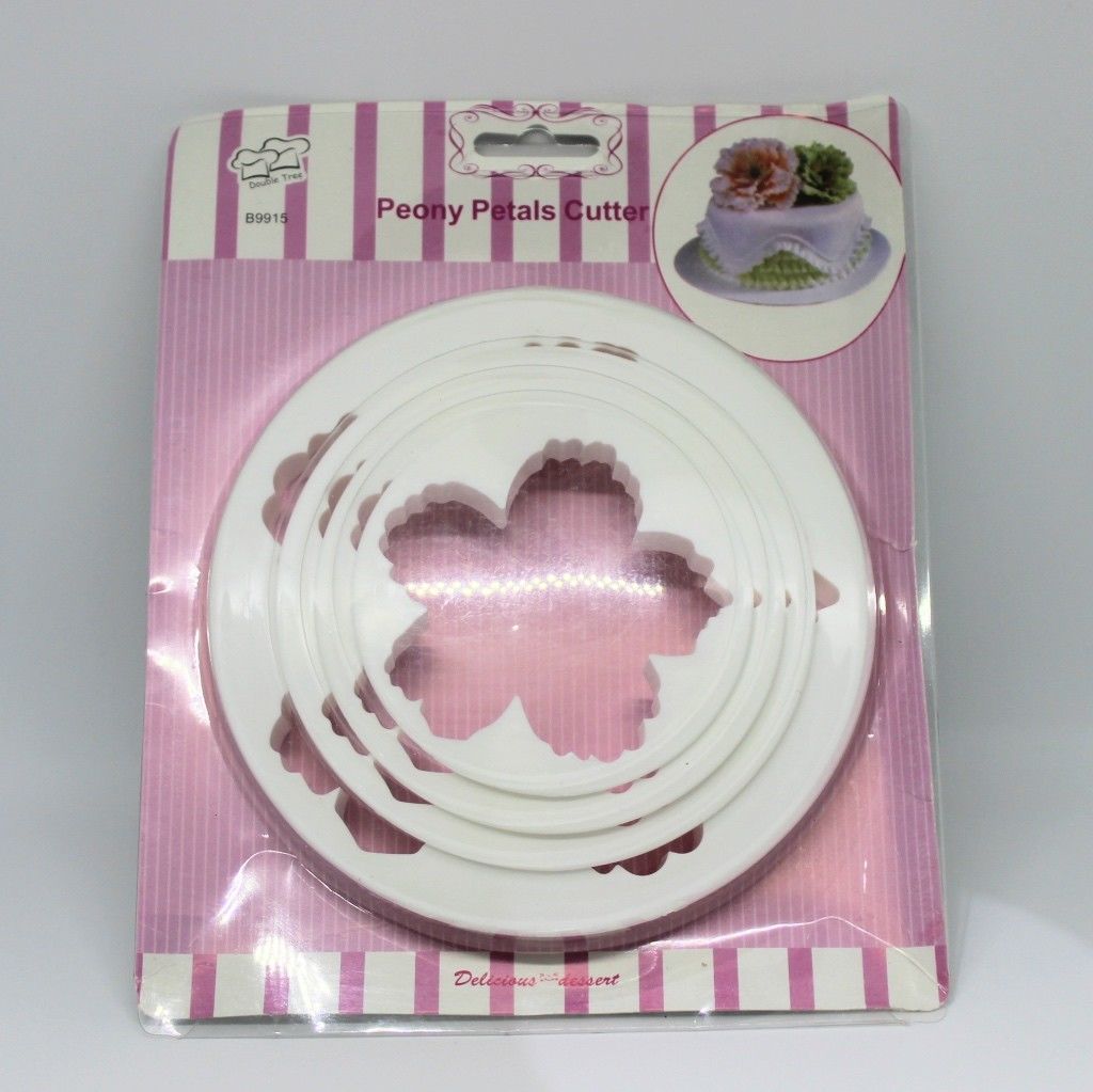4pcs Large Edible Peony Flower Cutter Set | Cakers Paradise – Cakers ...