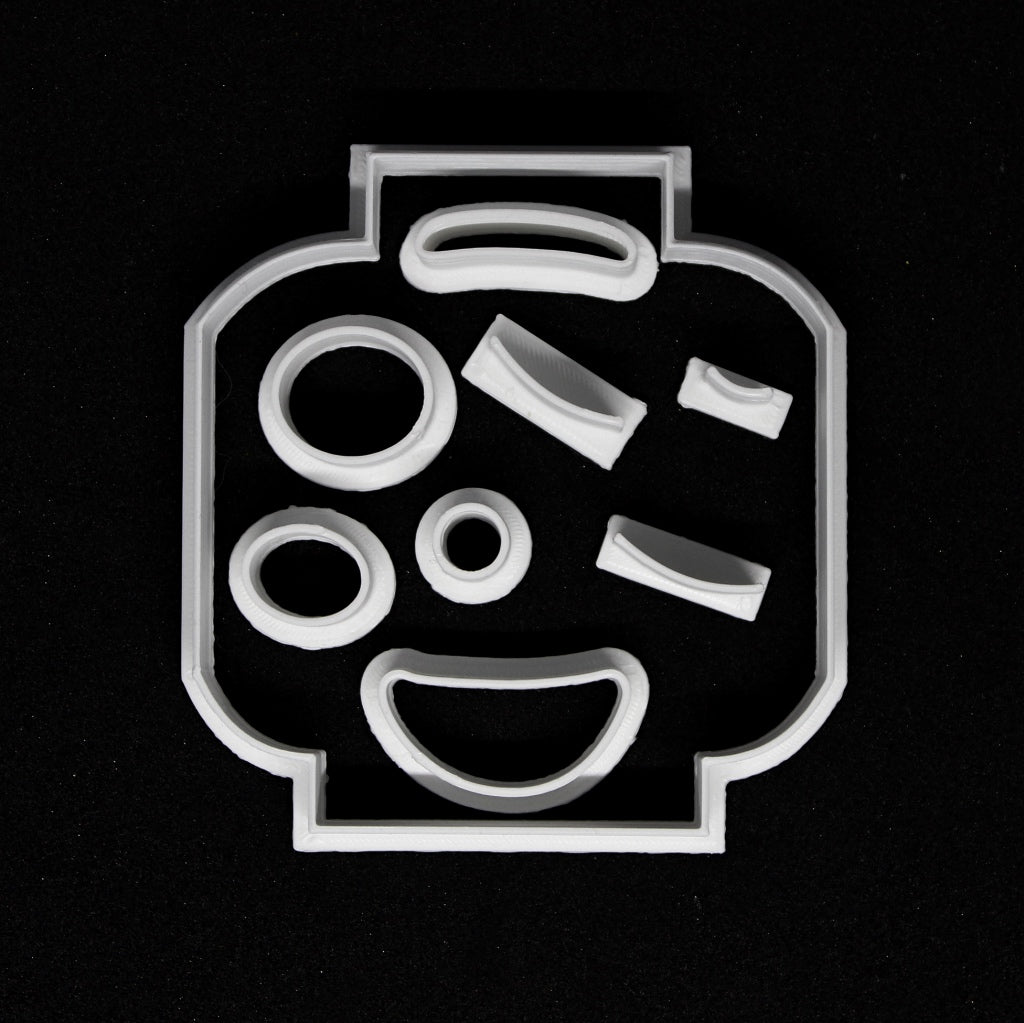 Plastic Cookie Cutter - Building Block Head | Cakers Paradise – Cakers ...