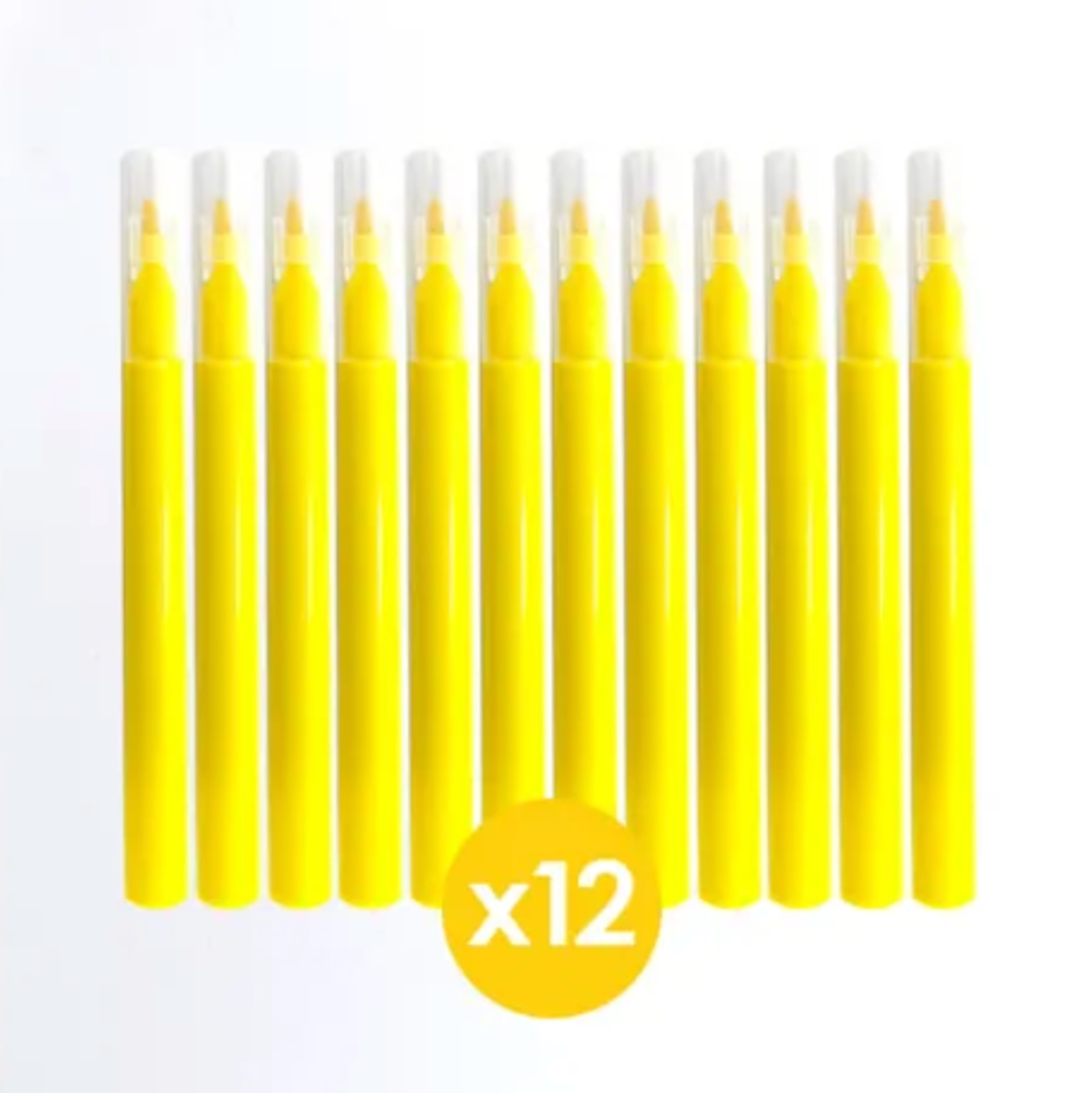Cake Craft Edible Ink Mini Markers 12 Pack - Yellow | Cakers Paradise ...