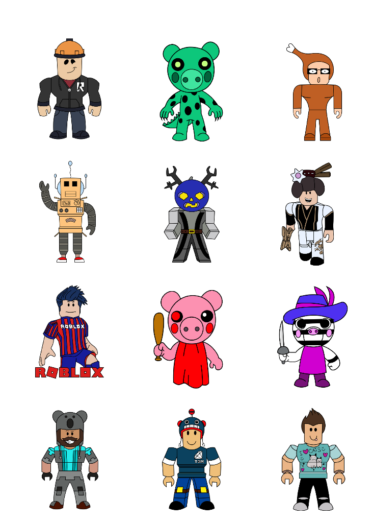 2.5" Cupcake Edible Icing Image - Roblox – Cakers Paradise