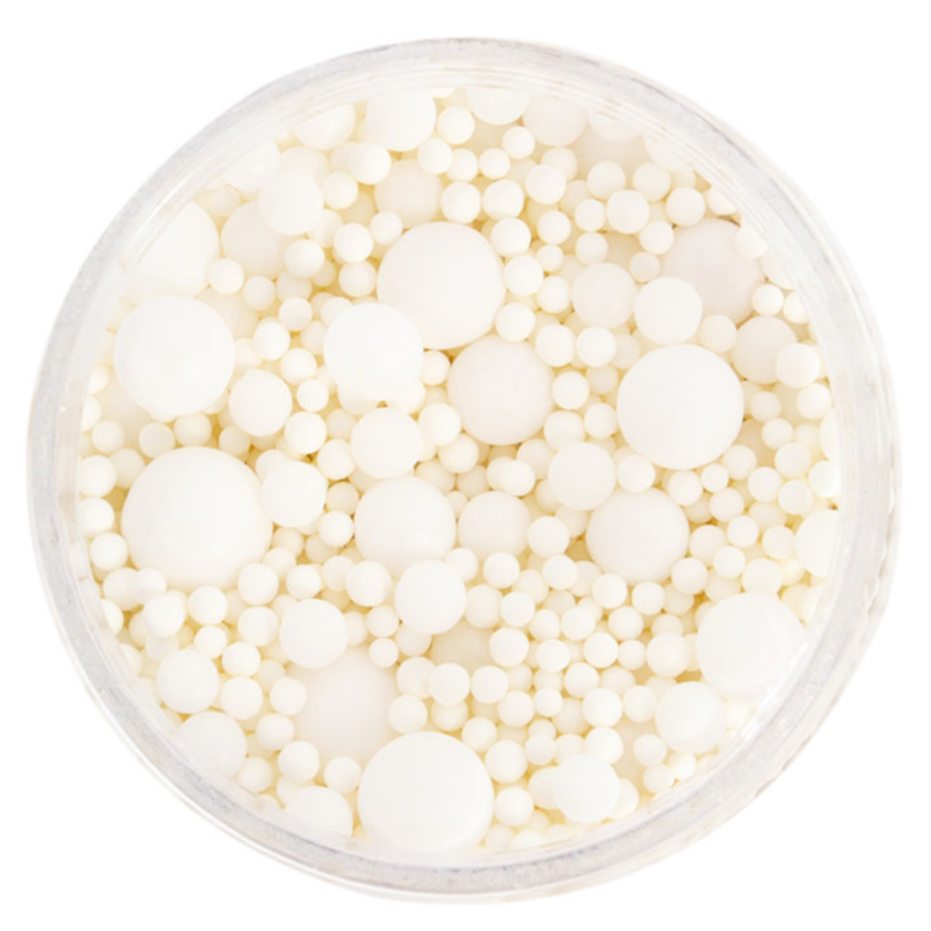 Edible Sprinkles Bubble and Bubble 65g - White | Cakers Paradise ...